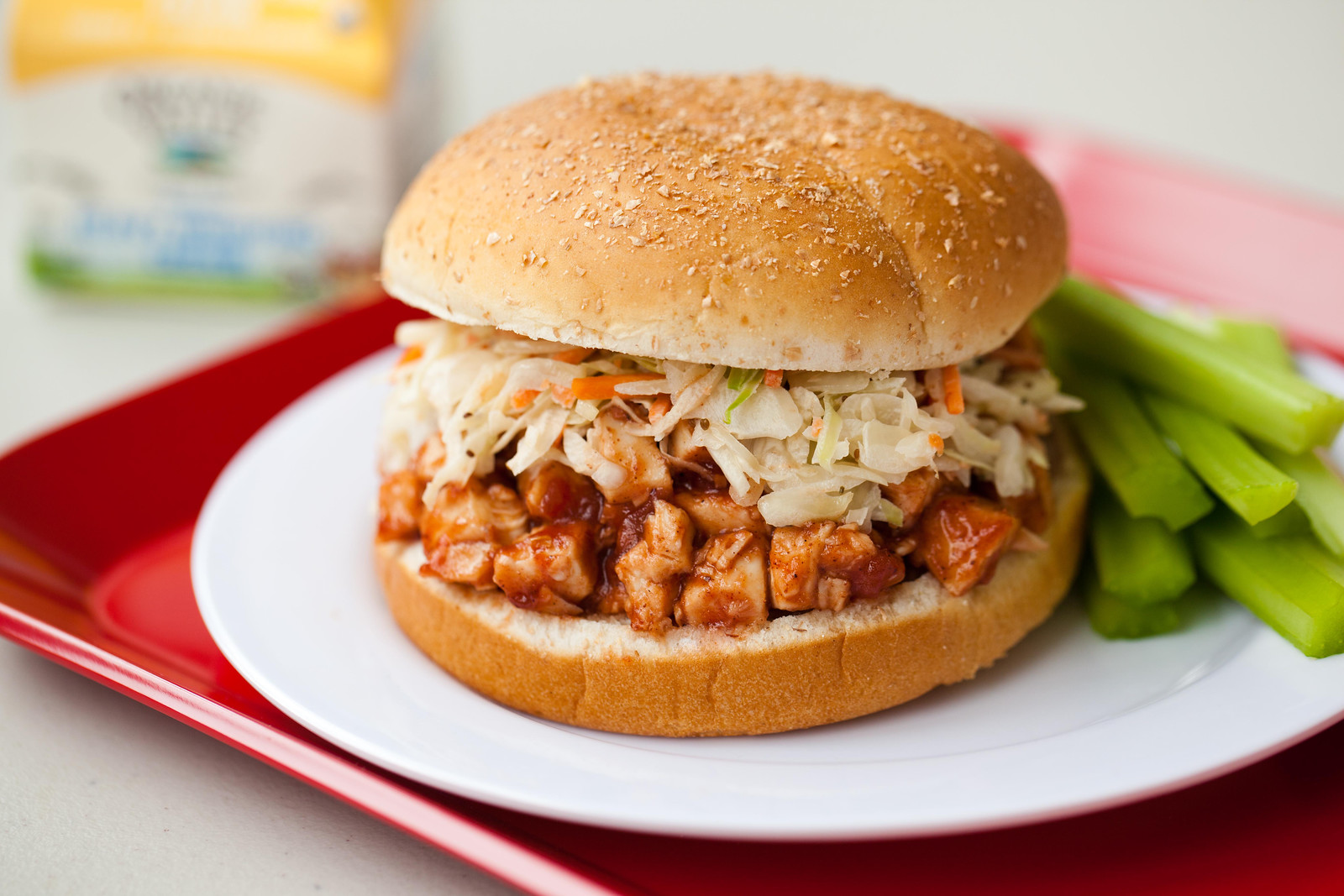 Cranberry Barbecue Chicken Sandwich - Food with Purpose UHG