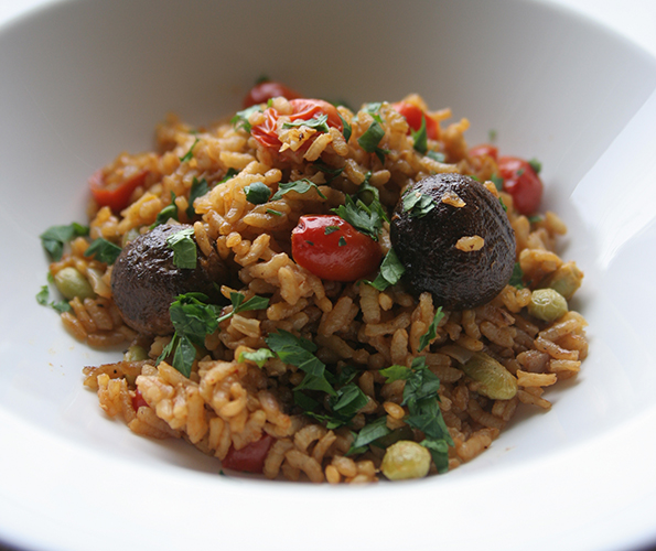 Vegetable Paella - Food with Purpose UHG