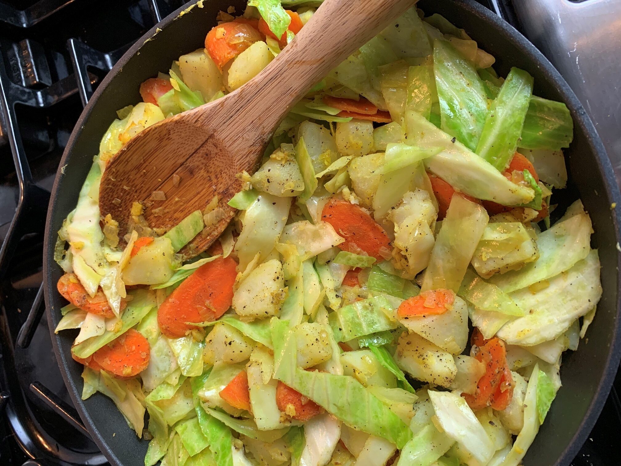 Ethiopian Cabbage, Carrots and Potatoes - Food with Purpose UHG