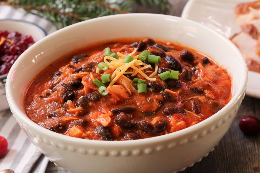 Vegetable Two Bean Chili - Food with Purpose UHG
