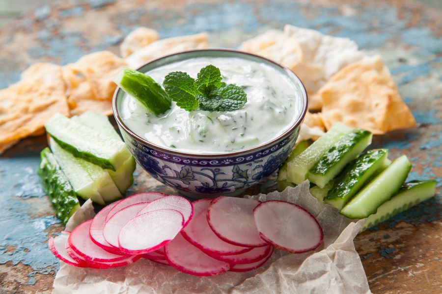 Fennel Mint Tzatziki - Food with Purpose UHG