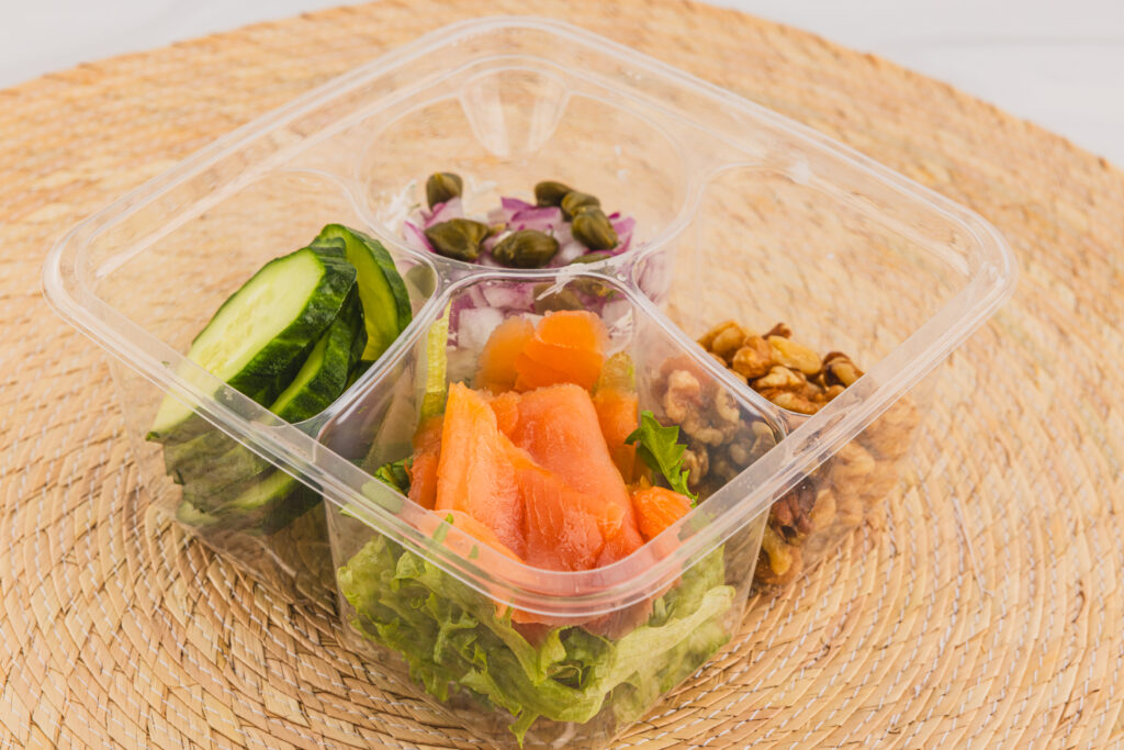 Smoked Salmon and Walnut Snack Box - Food with Purpose UHG