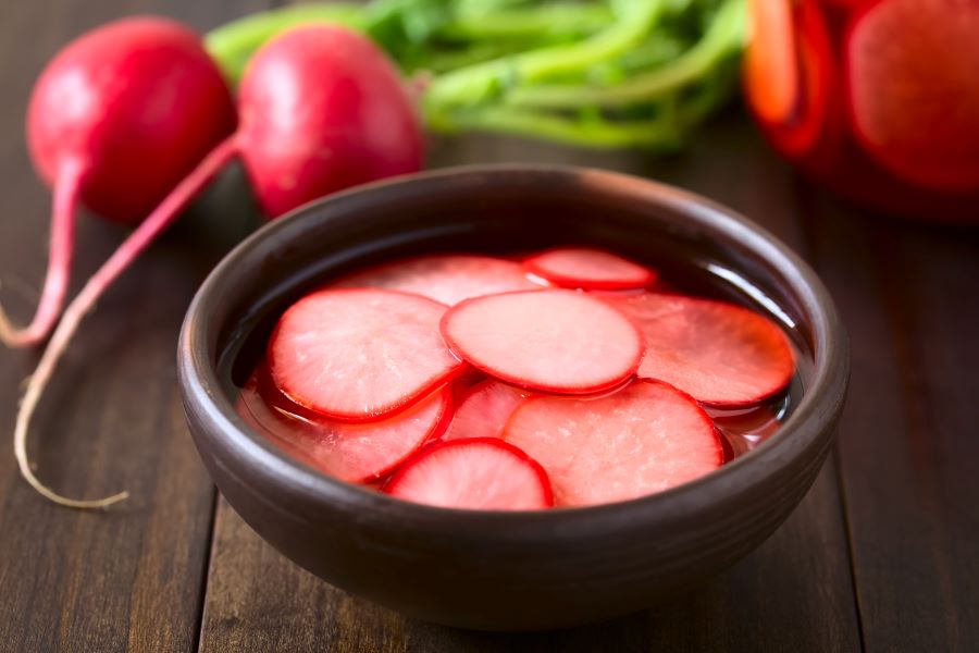 Pickled Radishes - Food with Purpose UHG
