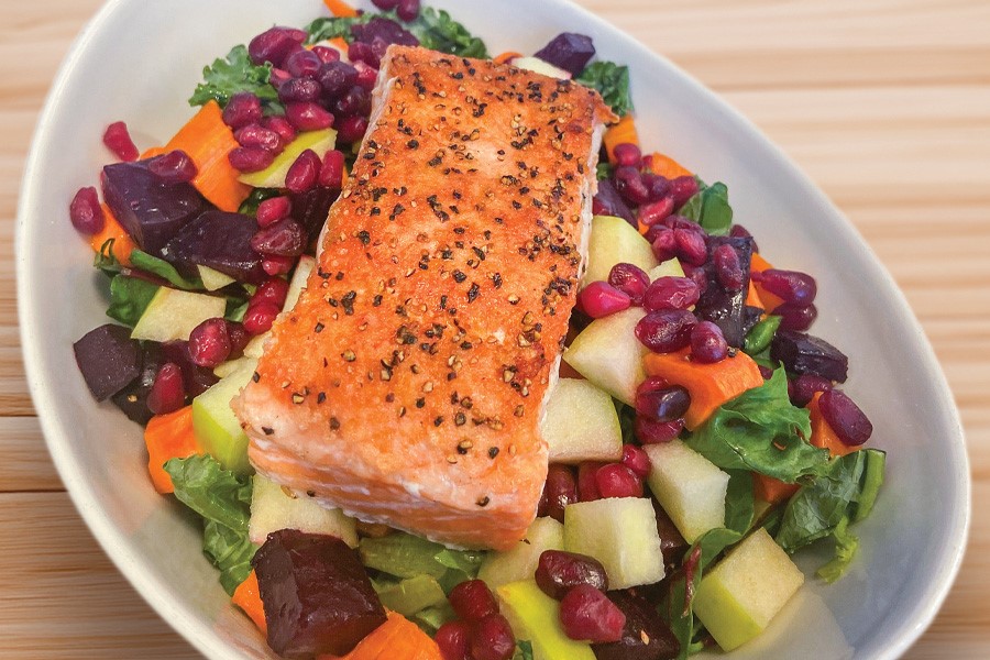Salmon Power Bowl - Food with Purpose UHG